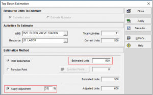 Top Down Estimating in Primavera P6: How to use the Top Down Estimation ...