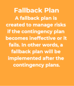 Contingency Plan vs Fallback Plan