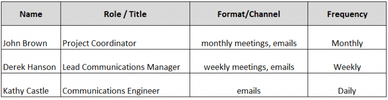 Project Communication Plan Template Example & Steps
