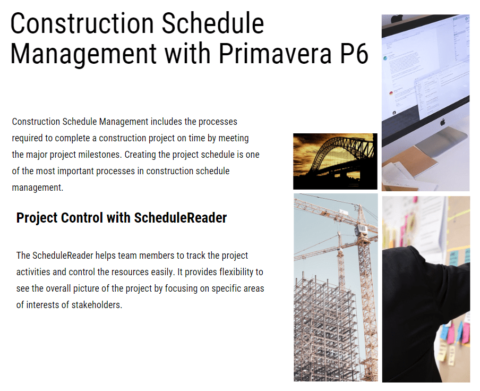 Construction Schedule Management with Primavera P6 - projectcubicle