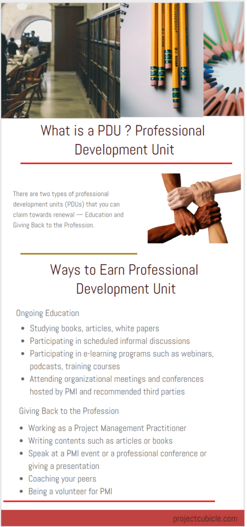What is a PDU ? Professional Development Unit