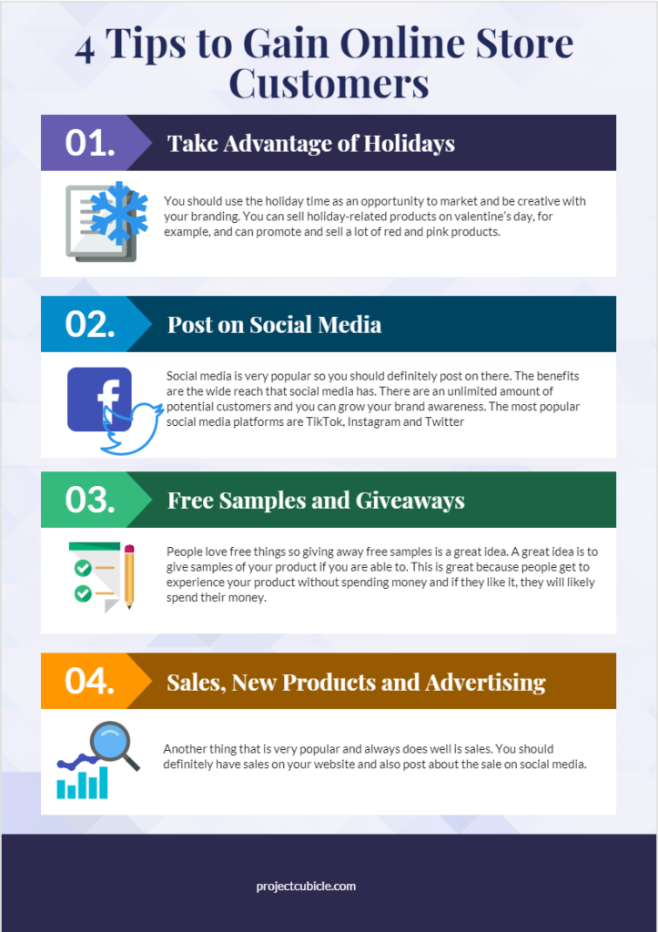 4 Tips to Gain Online Store Customers