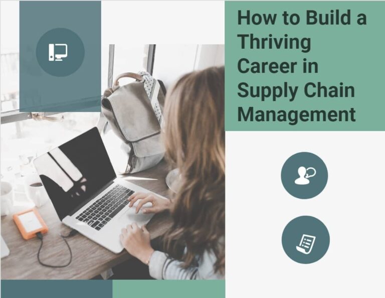 How to Build a Career in Supply Chain