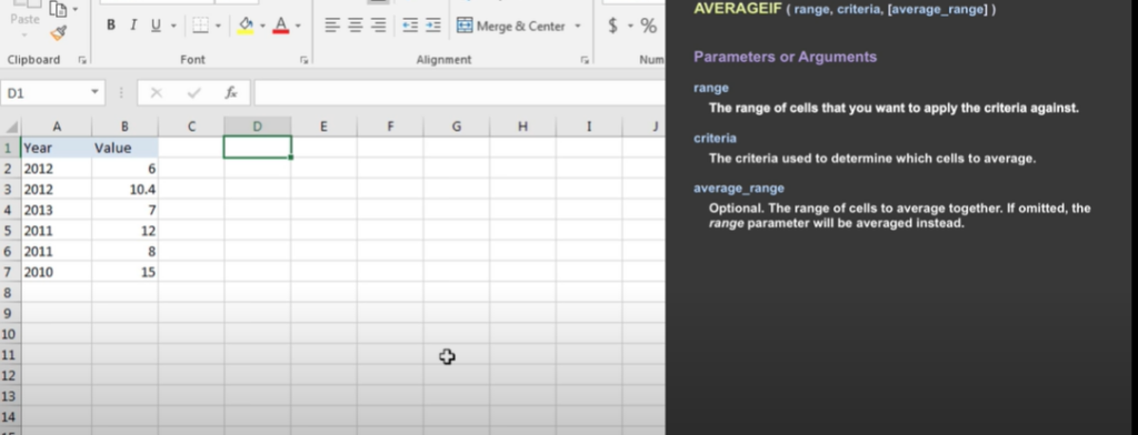 How To Use The Excel Averageifs Function