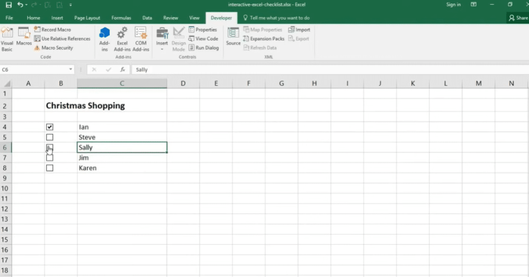 How Do I Make A Checklist In Excel Projectcubicle