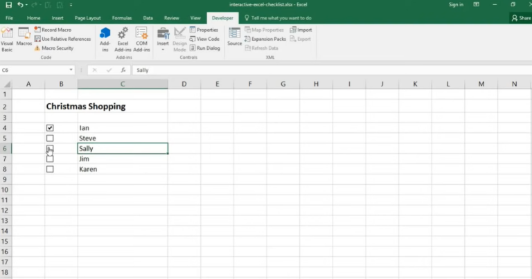 How do I make a checklist in Excel? Easy Ways