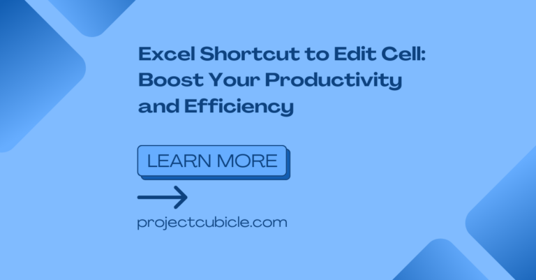 Excel Shortcut to Edit Cell: Boost Your Productivity and Efficiency
