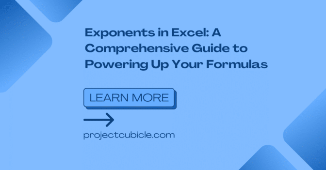 Exponents In Excel Powering Up Your Formulas Projectcubicle