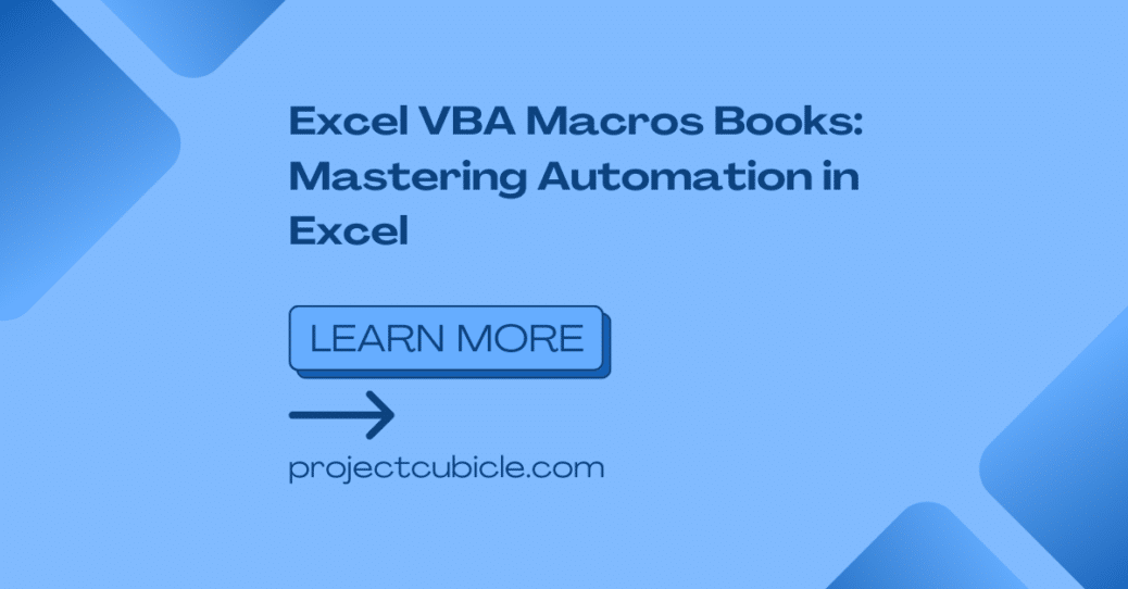 Excel Vba Macros Books Mastering Automation In Excel Projectcubicle