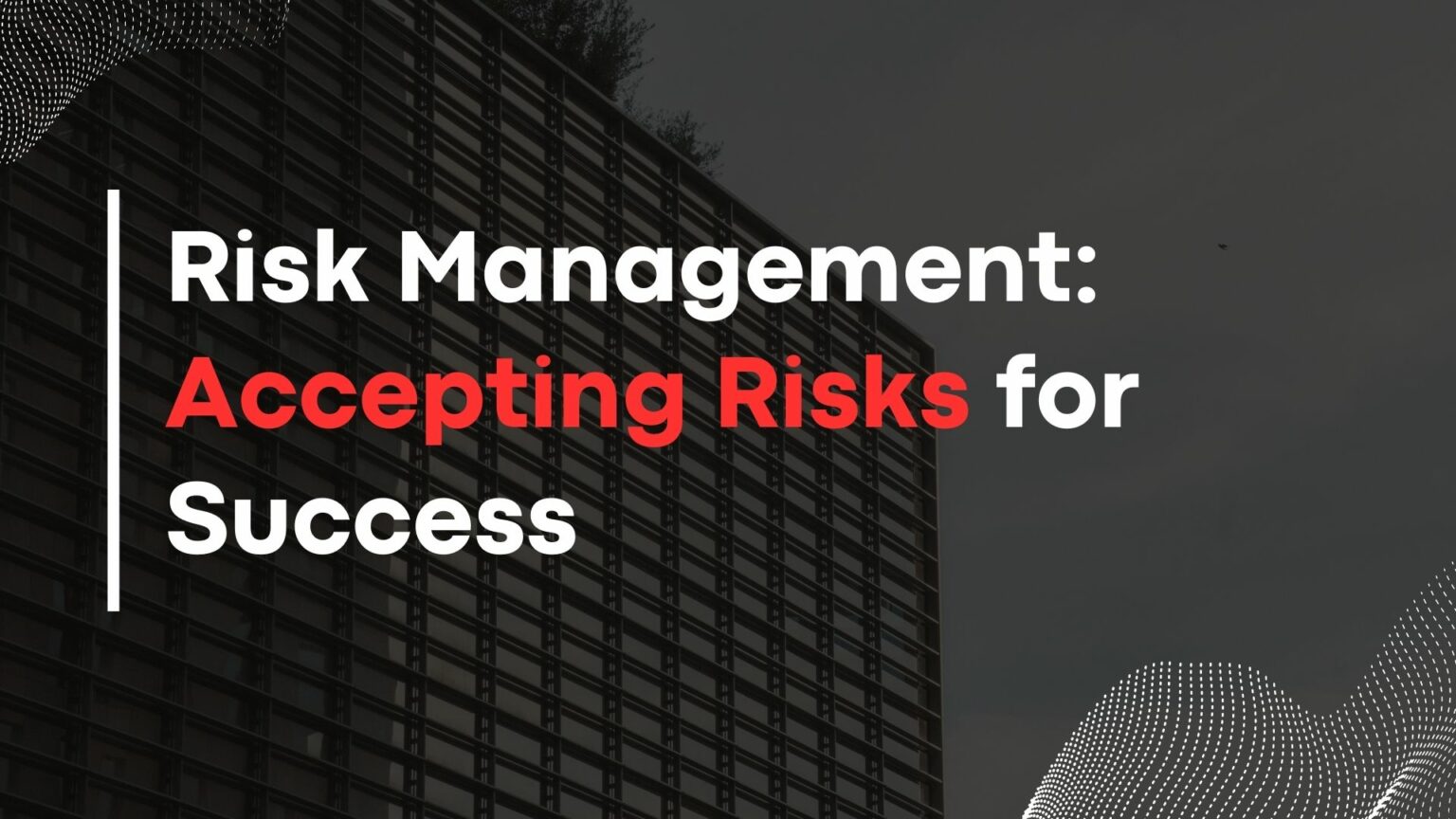 Risks for Business Success: Accepting Risks for Success