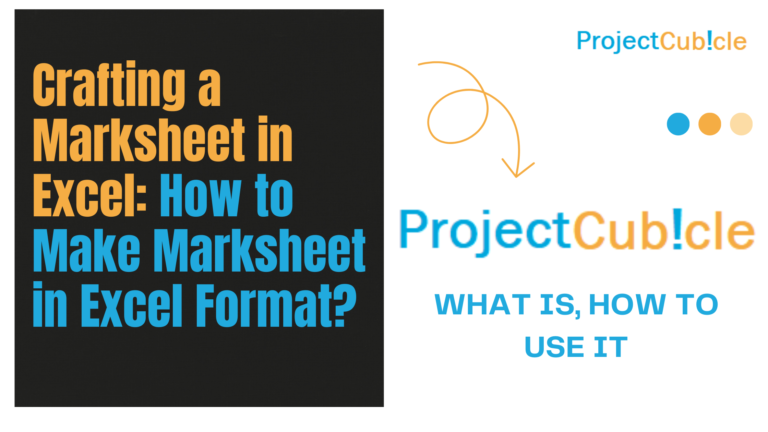 Crafting a Marksheet in Excel: How to Make Marksheet in Excel Format?