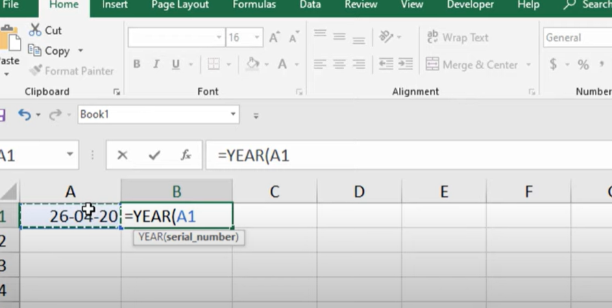 Mastering The Year Function In Excel Excel Date Functions Formula